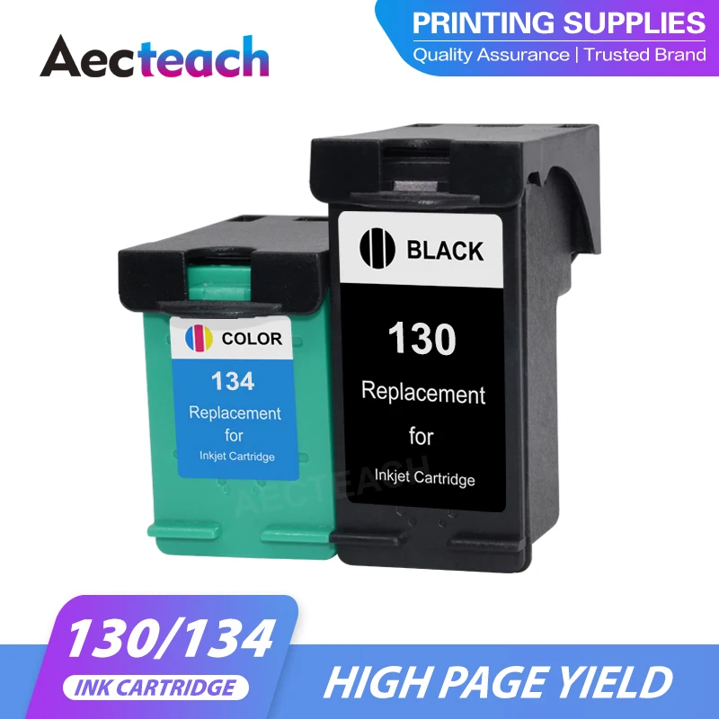 Aecteach-Ink-Cartridges-Replace-for-HP-130-134-hp130-hp134-Officejet ...