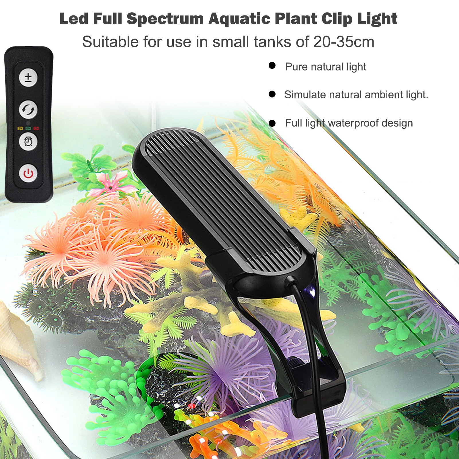 Luces-Led-con-temporizador-para-acuario-l-mpara-de-espectro-completo ...