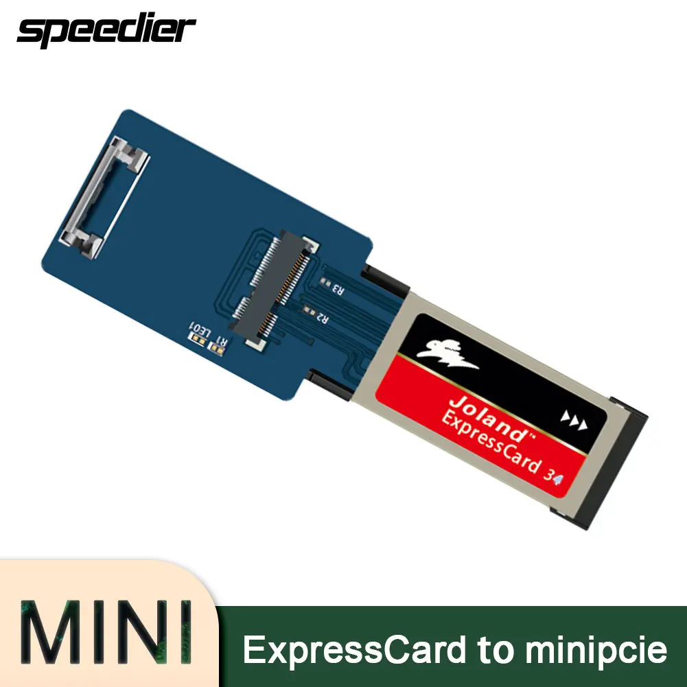 ExpressCard 34mm Para Mini Pcie Riser Adaptador Placa de rede Teste ...