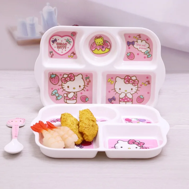 Cartoon Hello Kitty Children's Dinner Kawaii Plate - KawaiiMerch.com