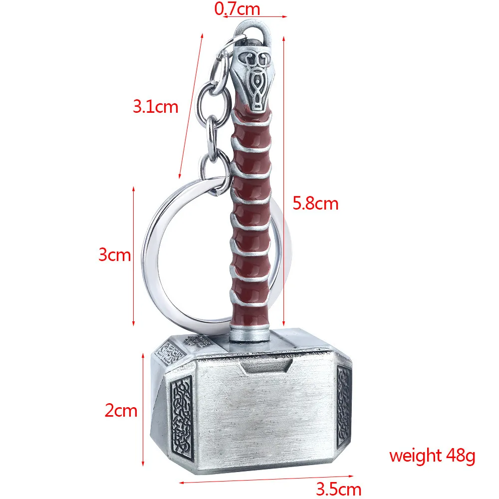 Thor Hammer Keychains Marvel