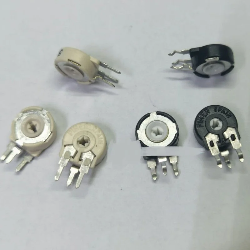 Potenciómetro PIHER original PT10, resistencia ajustable PT10LH ...