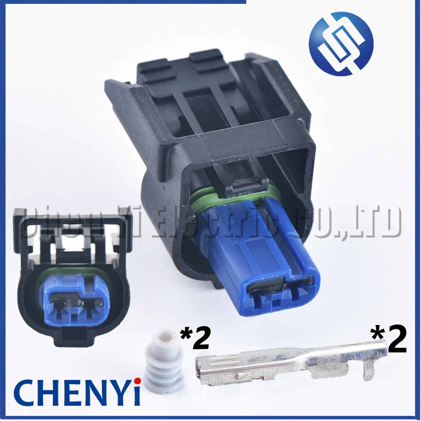 2 Pin female male Auto Waterproof Connector fuel flap plug number plate ...