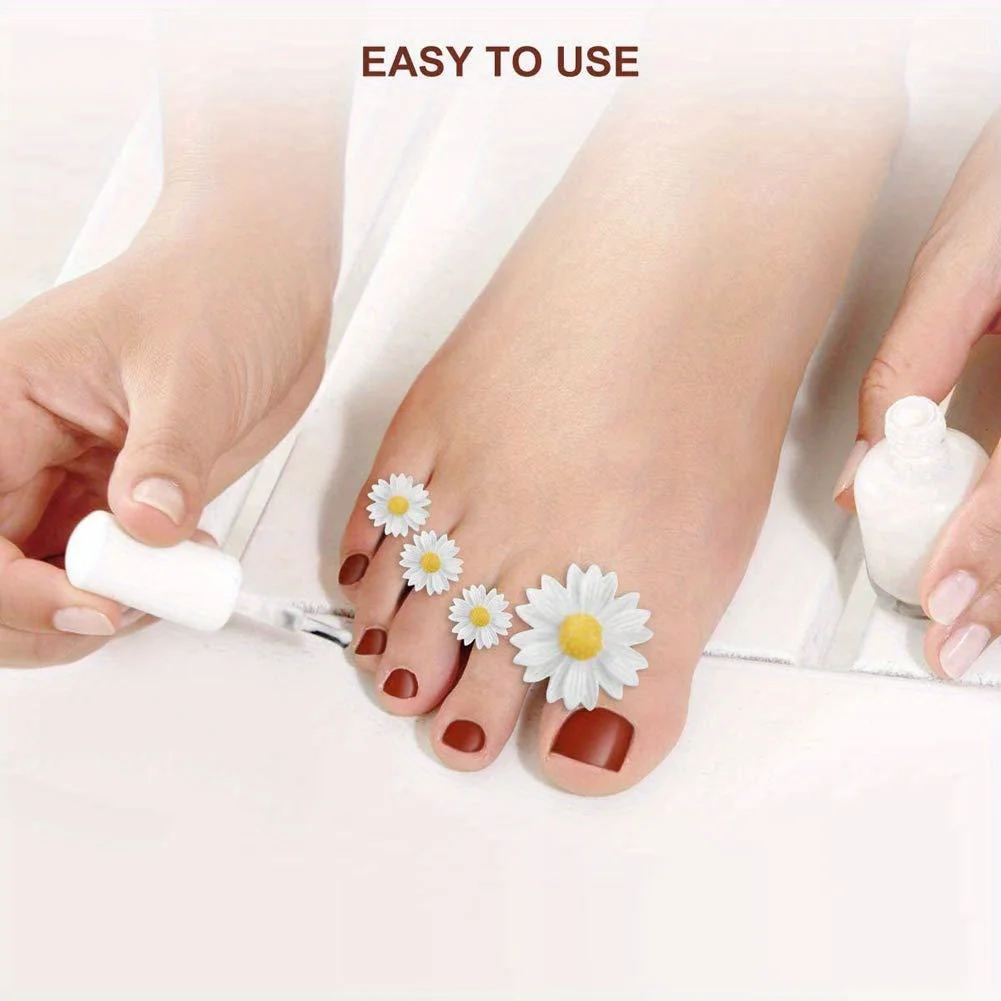 8pcs-set-Toe-Separators-Silicone-Daisy-Flower-Toe-Spacers-Toe ...