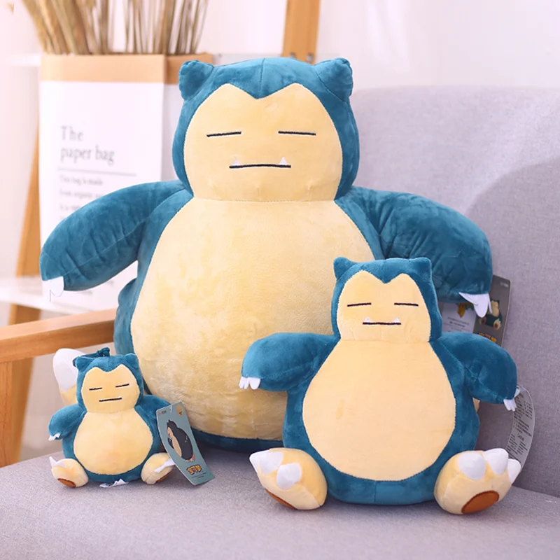 Original-Pokemon-Snorlax-Stuffed-Plush-Toys-Plushie-Soft-Animal-Kawaii ...
