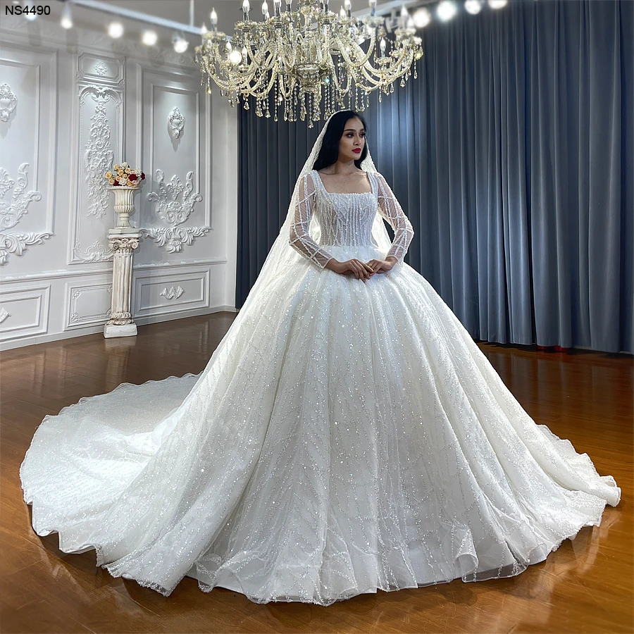 NS4490-Shinny-Beading-Wedding-Dress-Off-White-Color.jpg