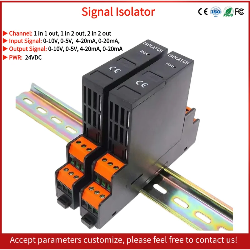 Current-Input-Distribution-Isolator-Pluggable-Signal-Isolator-analog-4-20ma-converter ...