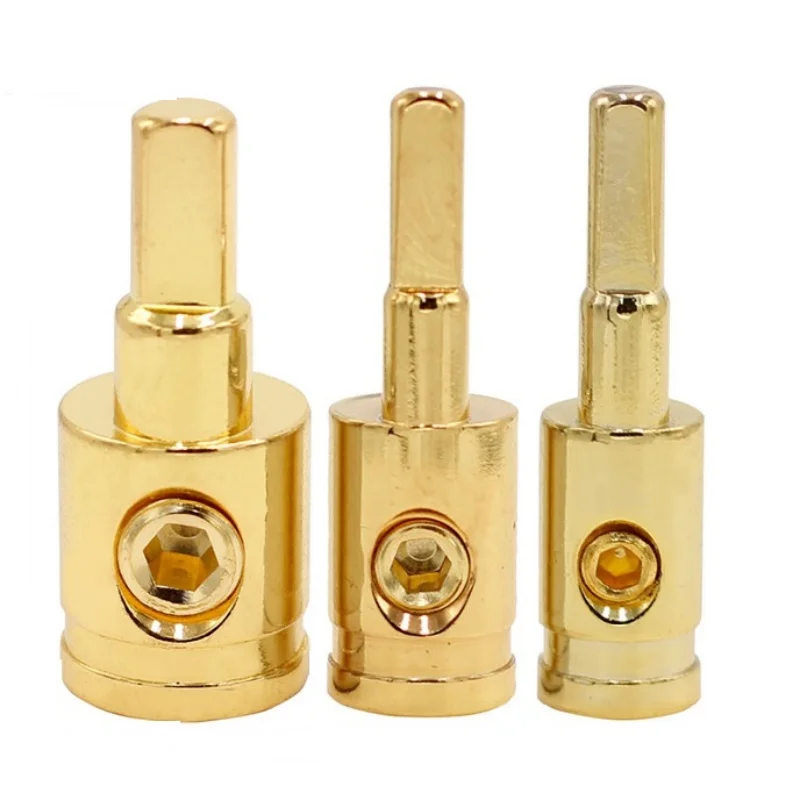 Car Speaker Wire Gauge Reducer 0GA 4GA 8GA Audio Amp Input Adapter ...