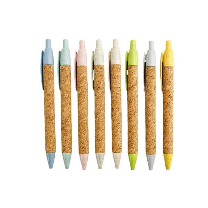 200PCS-biodegradable-Wheat-straw-Ballpoint-pen-Environmentally-friendly ...