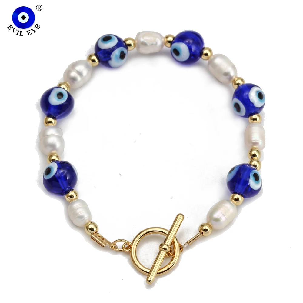 Mata-Setan-Mutiara-Air-Tawar-Manik-Gelang-Buatan-Tangan-Biru-Turki-Mata ...