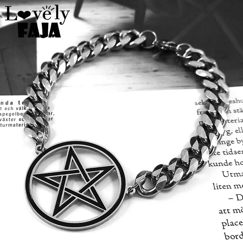 Pentagram Bracelet Men | Protective Bracelets | Inverted Pentacle ...