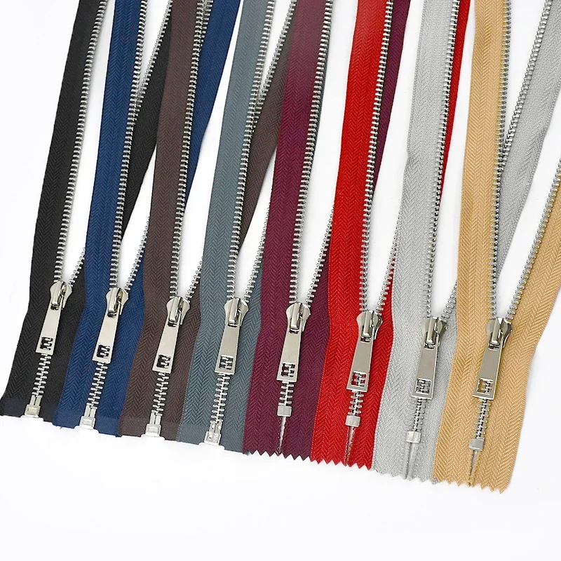 2-5Pcs-Meetee-5-Metal-Zipper-15-30cm-Close-End-40-80cm-Open-End-Zips ...