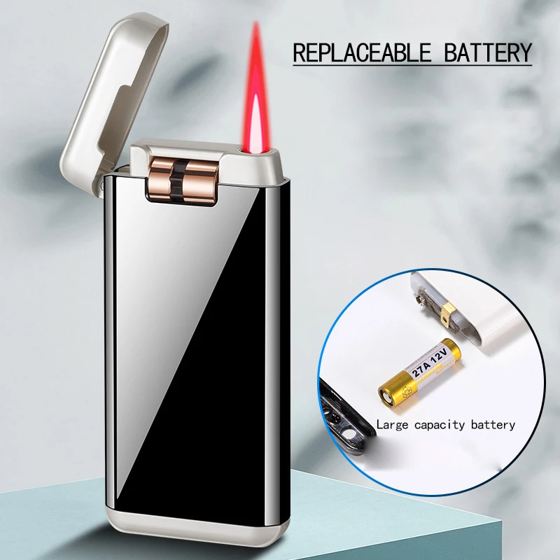 Metal-Fashion-Electronic-Induction-Touch-Windproof-Flame-Technology ...