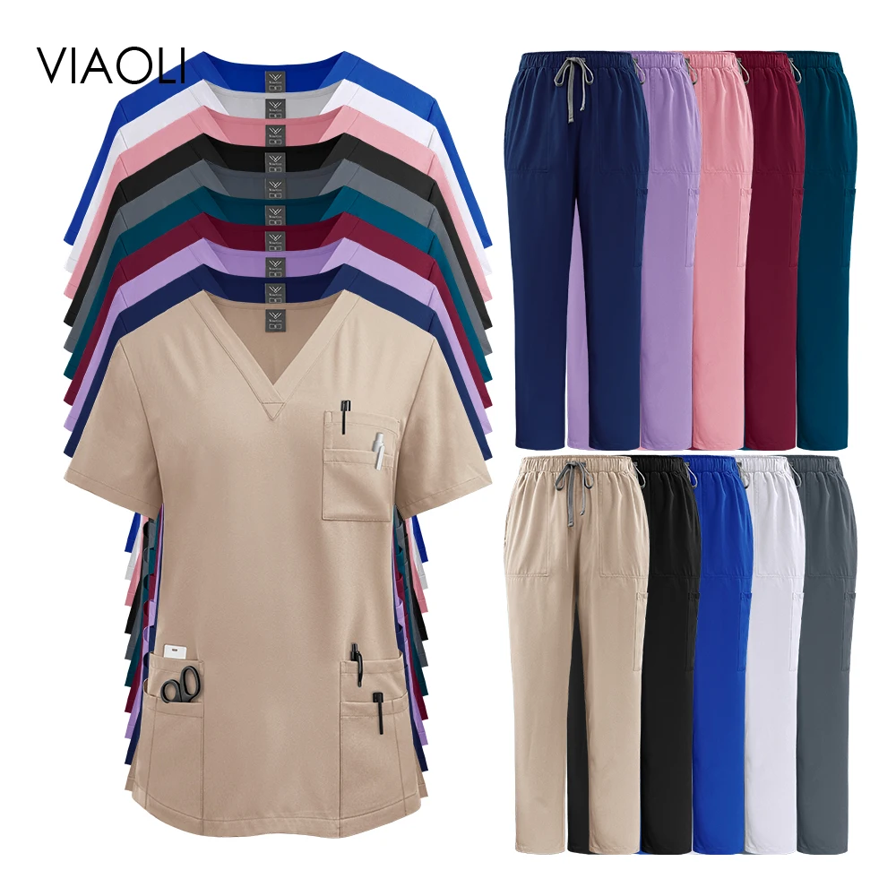 Hot Sale Doctor Uniforms Medical Nursing Scrubs Uniform Clinic Scrub ...