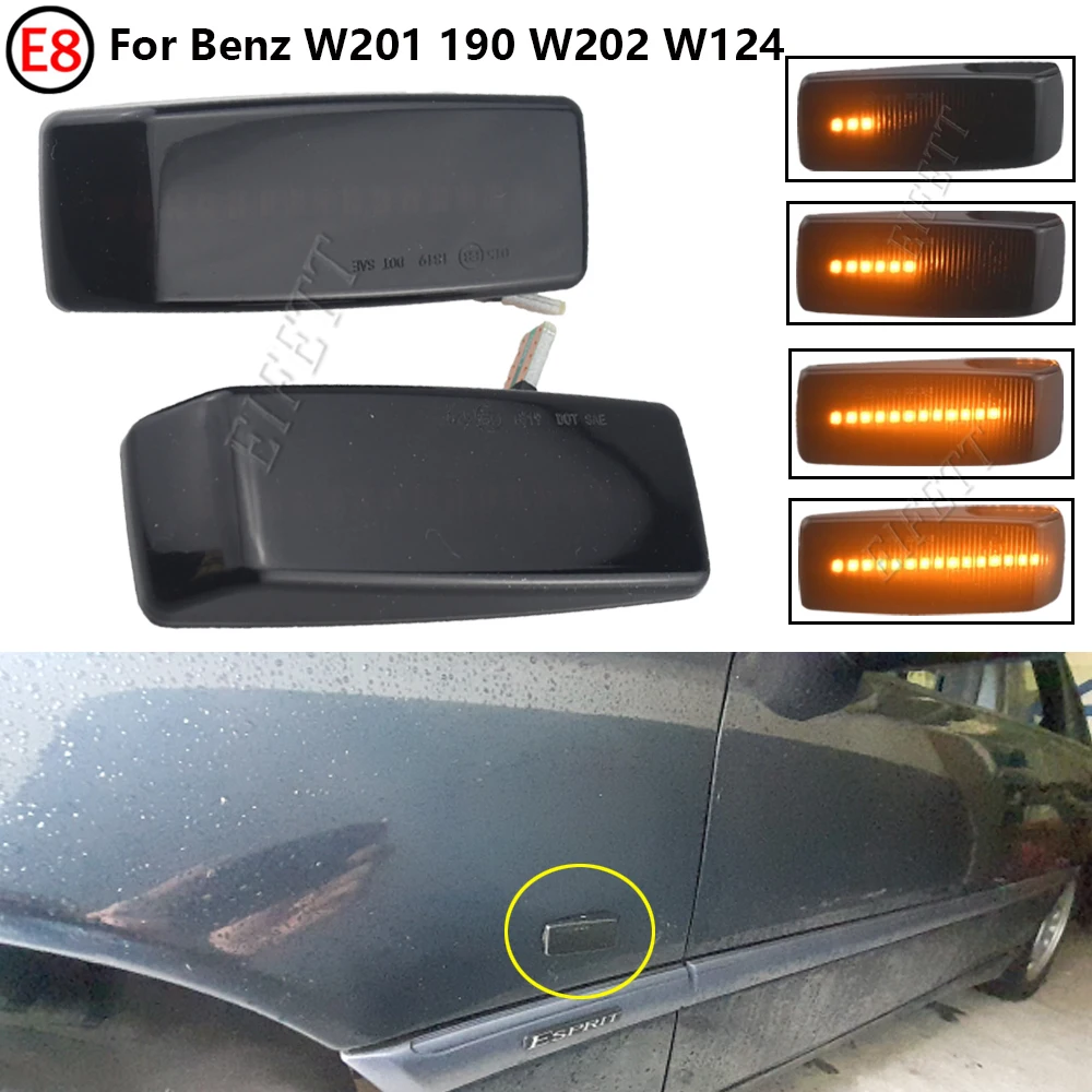 1Pair-For-Mercedes-Benz-C-E-S-SL-CLASS-W201-190-W202-W124-W140-R129 ...
