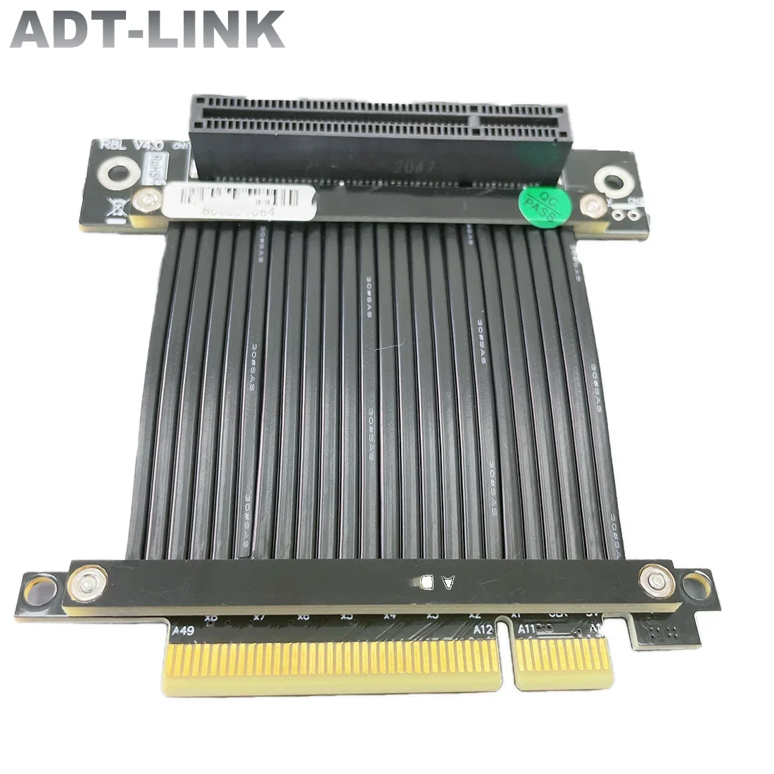 ADT-PCI-Express-x8-Card-to-PCIe-x8-Slot-Riser-Extension-Cable-Gen4-PCI ...
