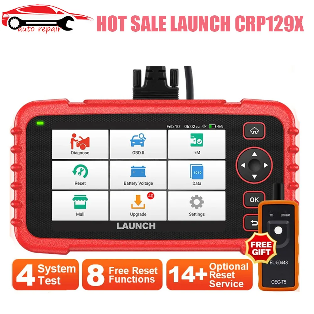 Launch-X431-CRP129X-Code-Reader-CRP-129X-OBD2-Scanner-Creader129X-launch-Diagnostic-Tools-ABS ...
