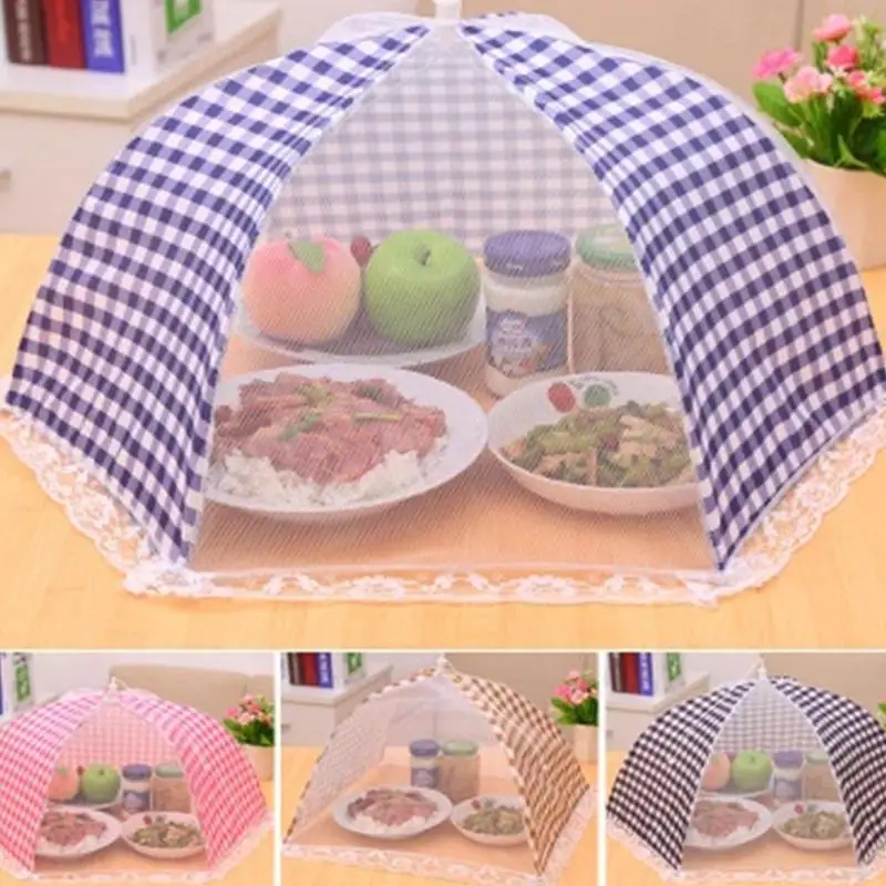 Food-Cover-Mesh-Foldable-Dustproof-Meal-Covers-Kitchen-Anti-Fly-Mosquito-Umbrella-Home-And-Out ...