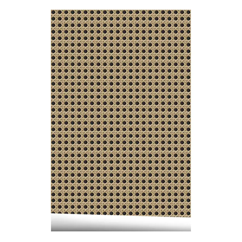 Rattan Self-adhesive Furniture Renovation Sticker Vinyl Linen Teature ...