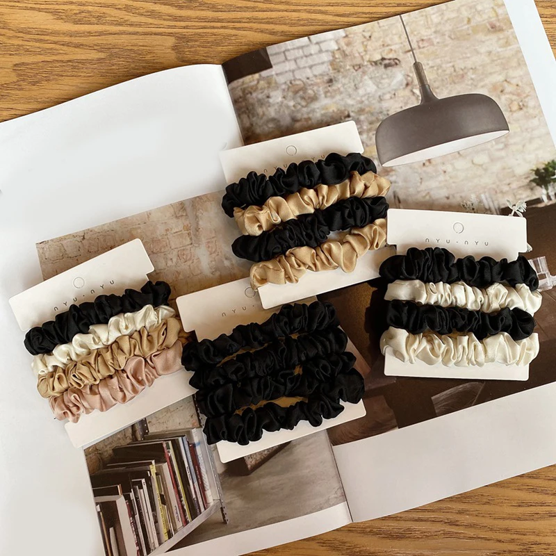 Set-di-elastici-per-capelli-in-raso-di-seta-3-pezzi-corda-per-capelli ...