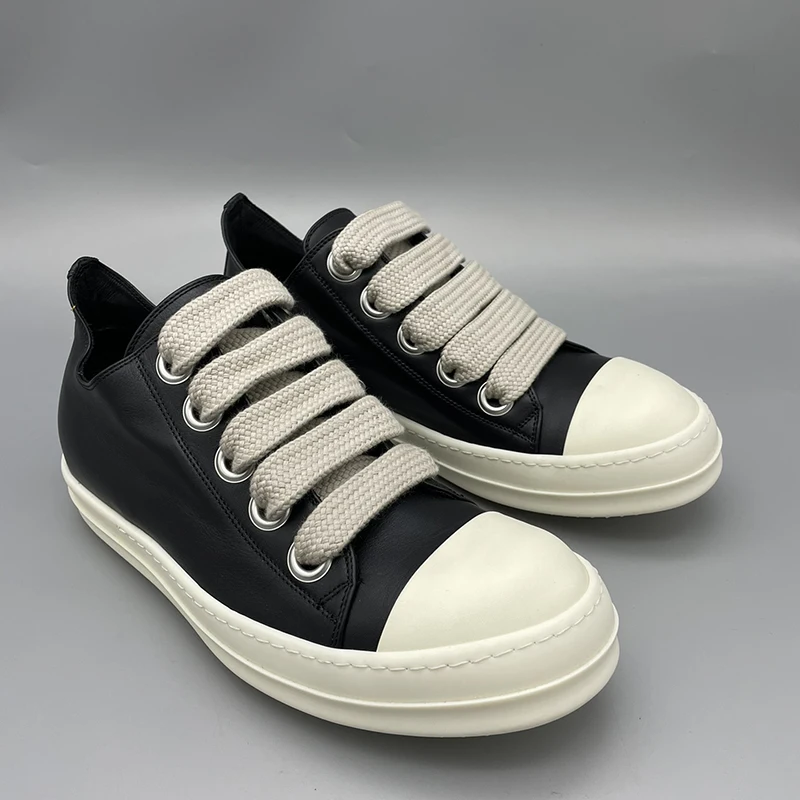 Rick-Original-Shoes-Jumbo-Laces-Sneaker-Owens-Mens-Genuine-Leather ...