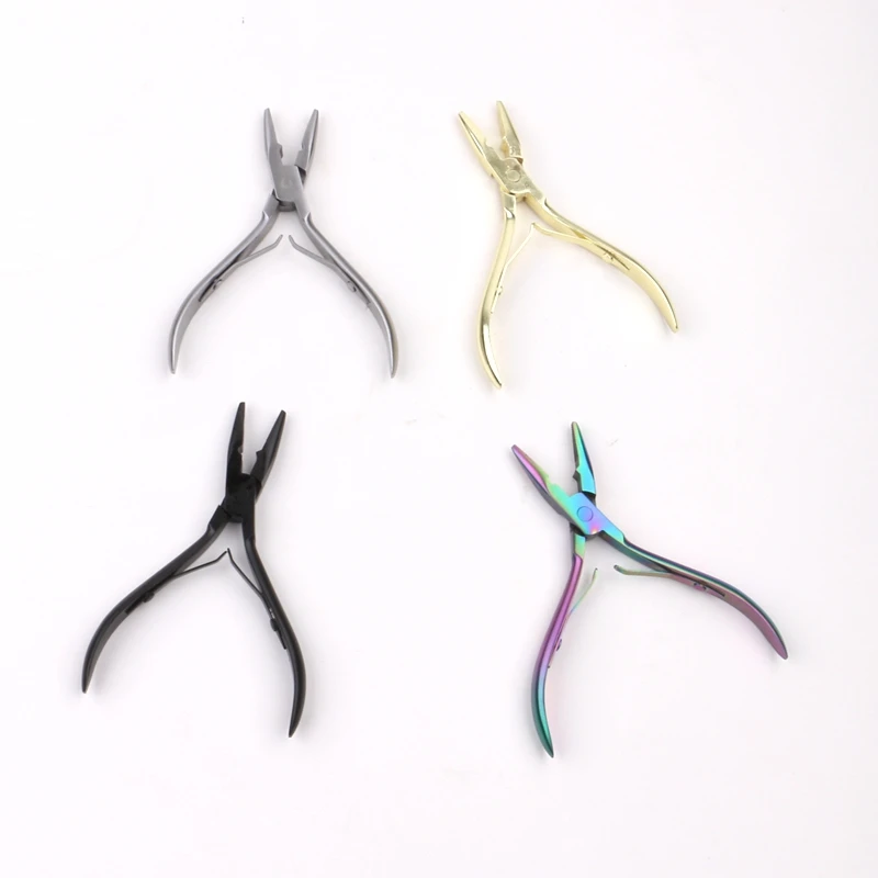 1-PC-5-inch-Silver-Stainless-Steel-Clamp-Hair-Extension-Plier-with-hole ...