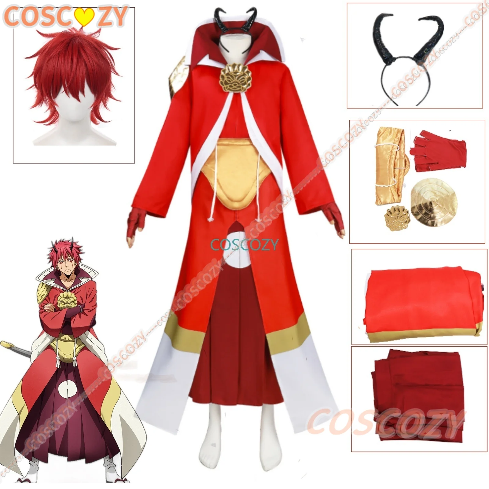 Anime-That-Time-I-Got-Reincarnated-as-a-Slime-Benimaru-Cosplay-Costume ...