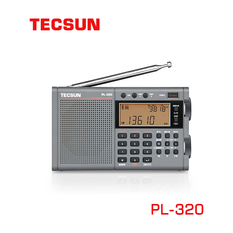 New TECSUN PL 320 FM/AM/SW/WM/Full Band Radio DSP Receiver FM Stereo ...