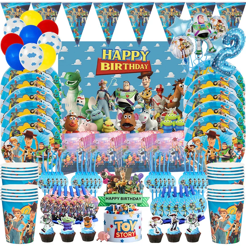 Disney-Toy-Story-decoraciones-de-fiesta-tem-tica-de-cumplea-os-plato-de ...