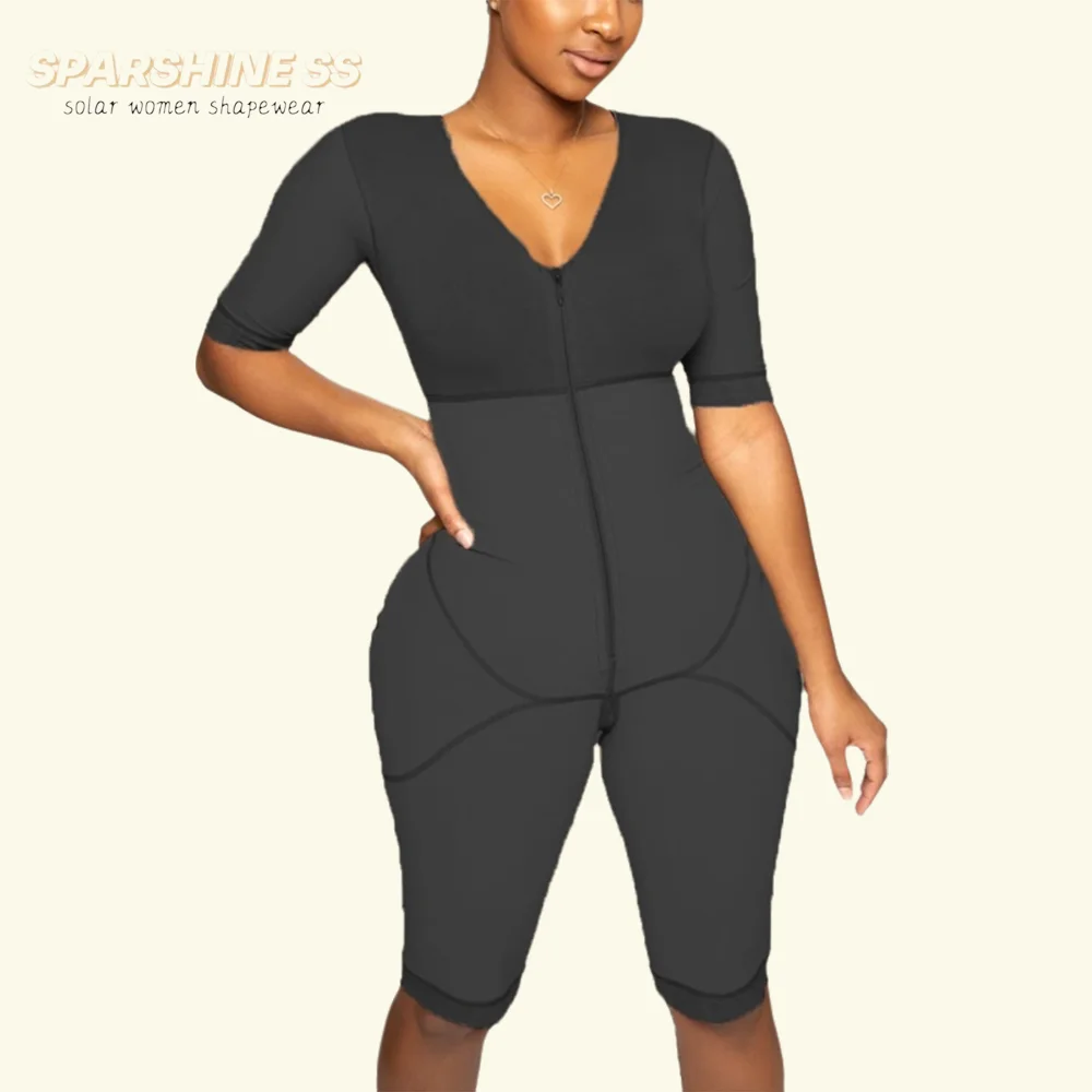 Full Body Shapewear With Zipper Bodysuit One-Piece Postpartum Recovery ...