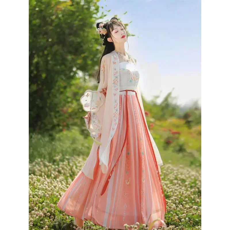 Ancient-Traditional-Chinese-Women-Elegant-Hanfu-Dress-Fairy-Embroidery ...