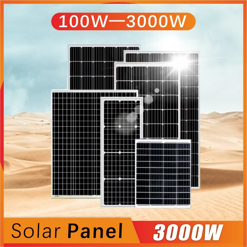 Wholesale Solar Panel 100W-1500W 18V High-Power Rigid Panel Used For ...