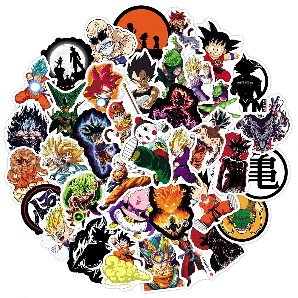 Dragon Ball Z Laptop Stickers | Portable Stickers Dragon Ball - 10/30 ...