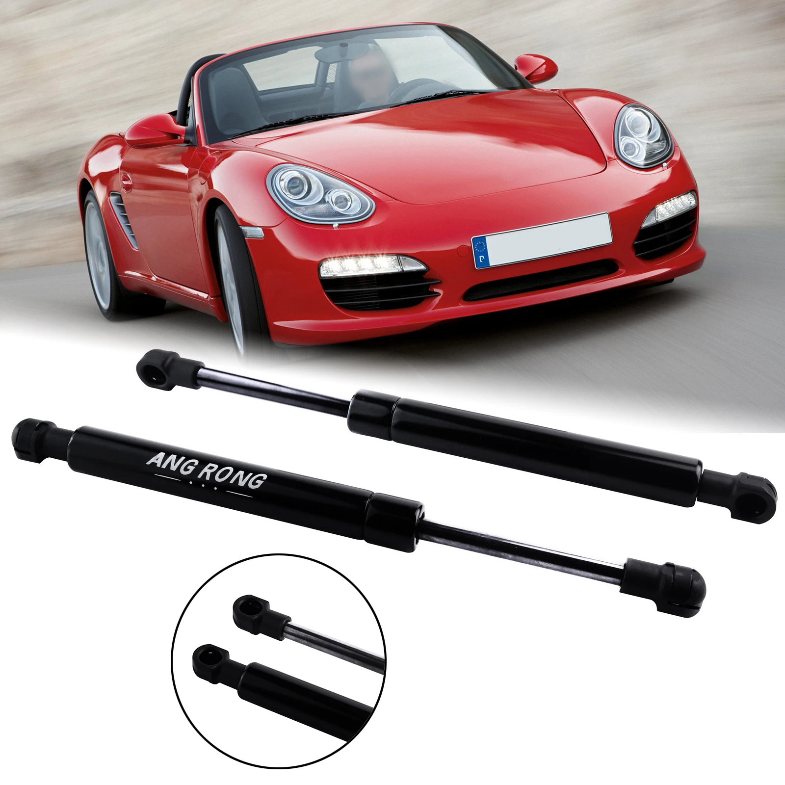Pair-Front-Bonnet-Hood-Gas-Struts-For-Porsche-911-997-Cayman-Boxster ...