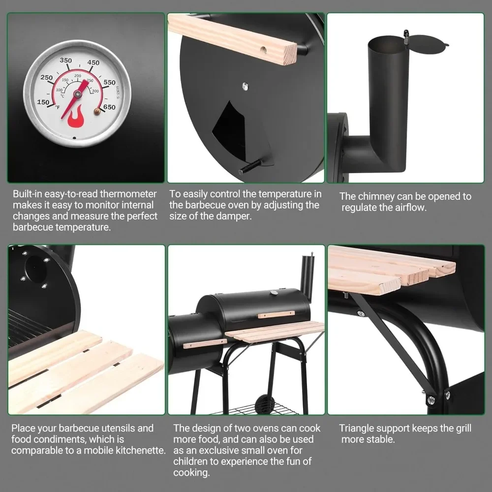 Charcoal Grill and Offset Smoker – EZ Cooking Solutions