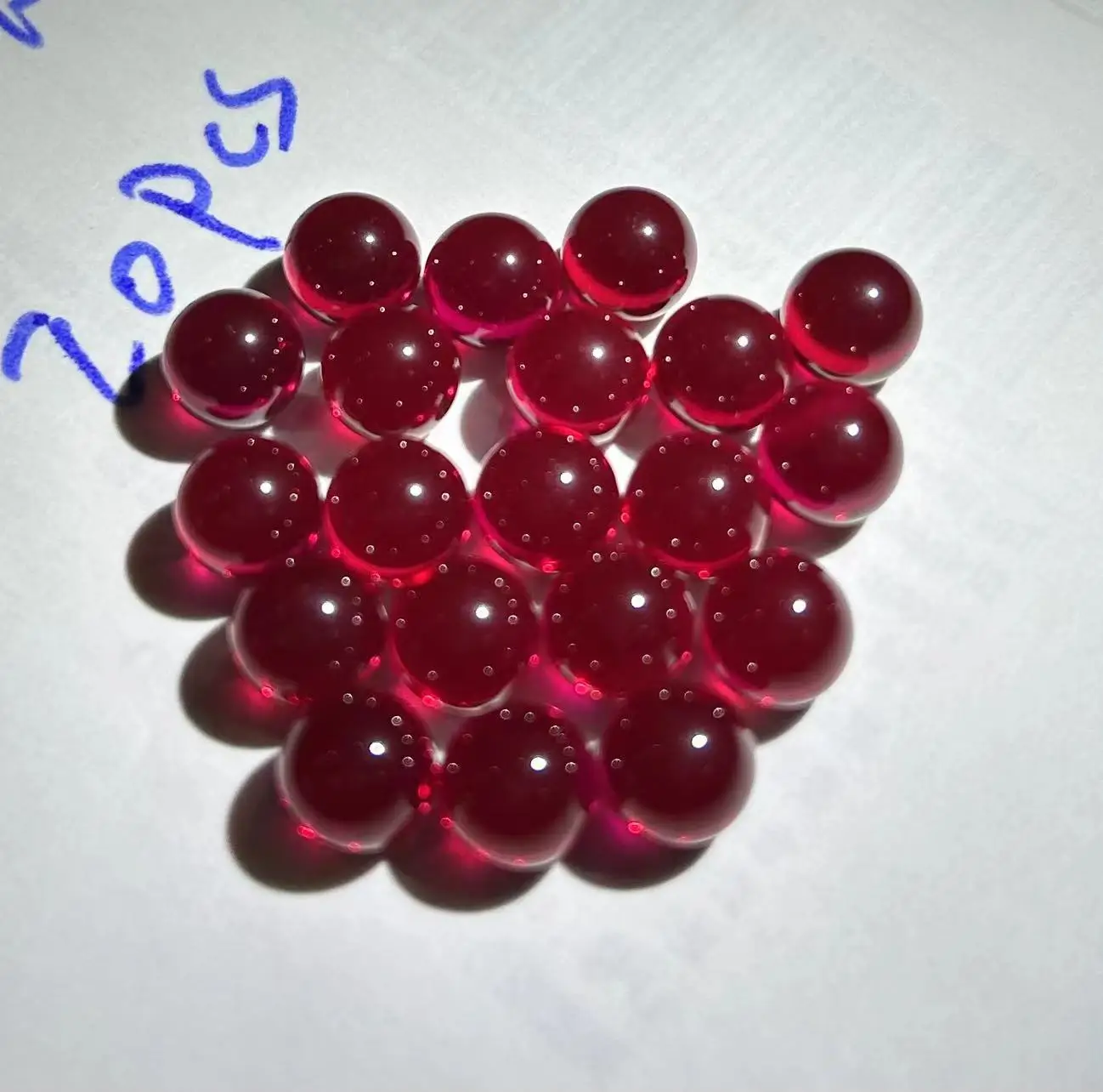 5A class ruby ball industrial 5# red unpunched red corundum ball no ...