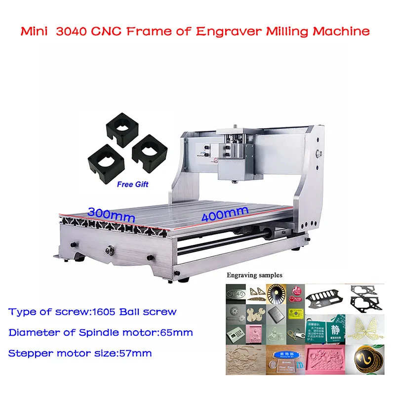 3040-DIY-CNC-Frame-Lathe-Kit-of-Cnc-Router-Ball-Screw-Engraving-Machine ...