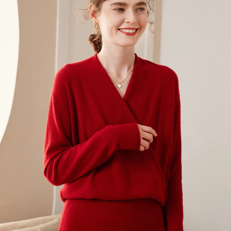 2023-nuovo-100-puro-Cashmere-di-capra-maglione-lavorato-a-maglia-donna ...