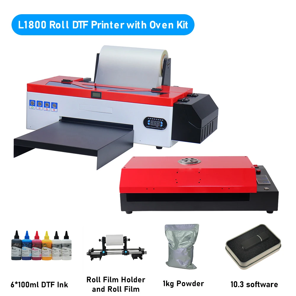 Dtf Printer A3 T Shirt Printing Machine For Small Business A3 Dtf Impressora Epson L1800 R1390 ...