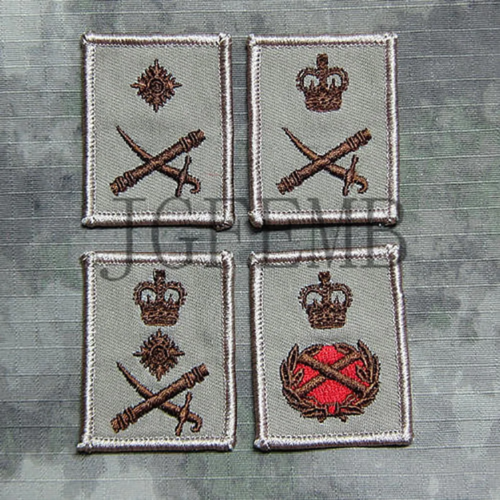 British-Army-Embroidery-Tan-MTP-General-Rank-Morale-Military-Tactics ...
