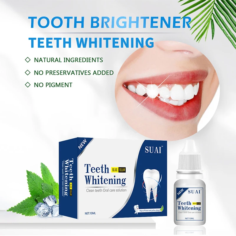 Teeth Whitening Essence Serum Oral Hygiene Care Cleaner Whiten Whitener ...