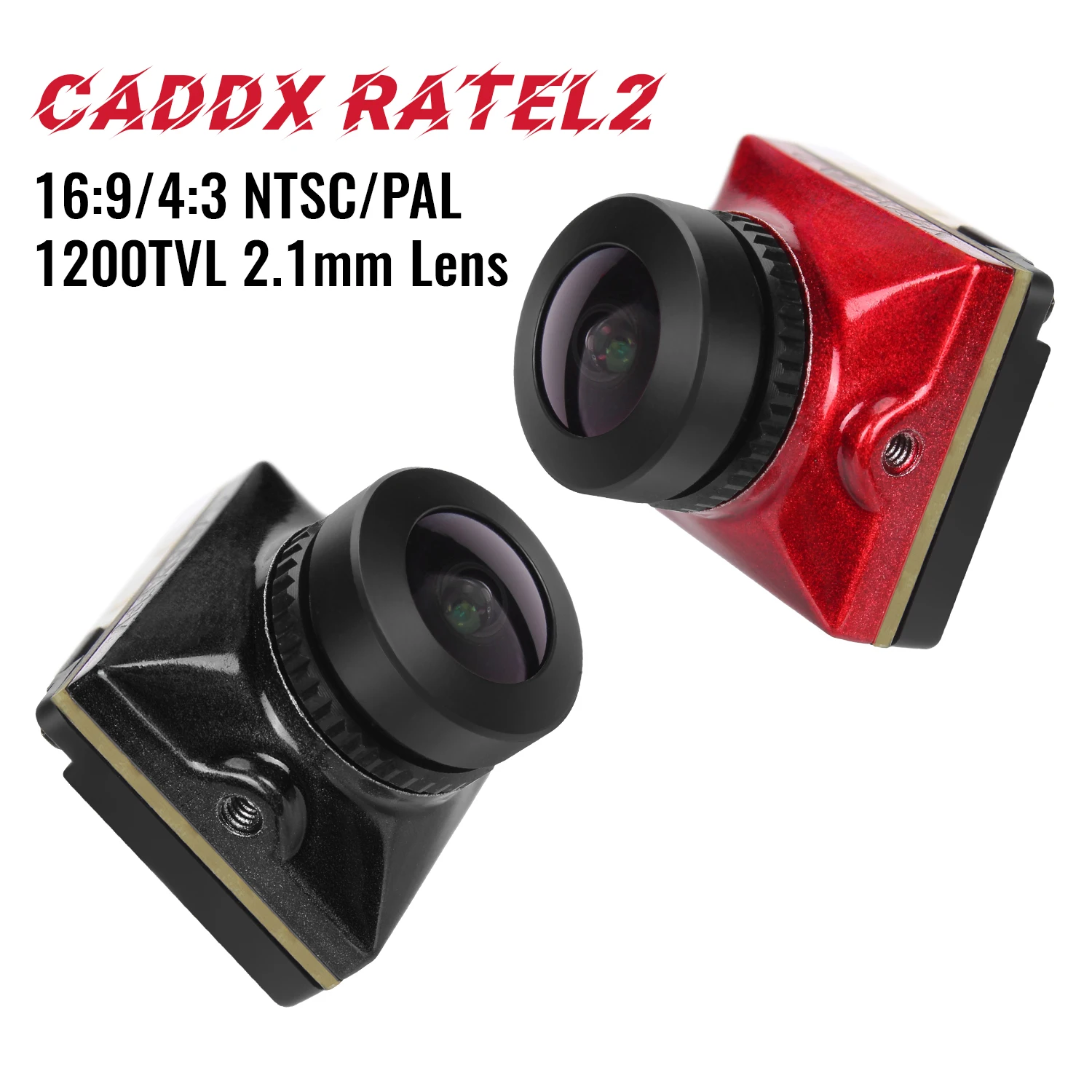 Caddx-Ratel2-V2-FPV-Camera-1200TVL-16-9-4-3-NTSC-PAL-Switchable-2-1mm ...