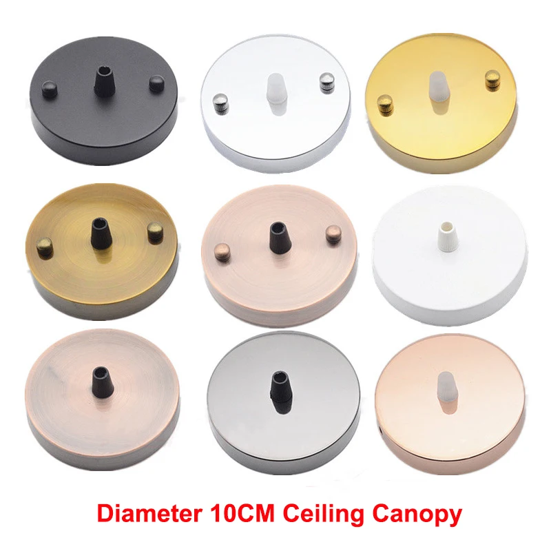 Diameter 10CM Ceiling Plate Wall Mounted Base Vintage Pendant/Ceiling ...