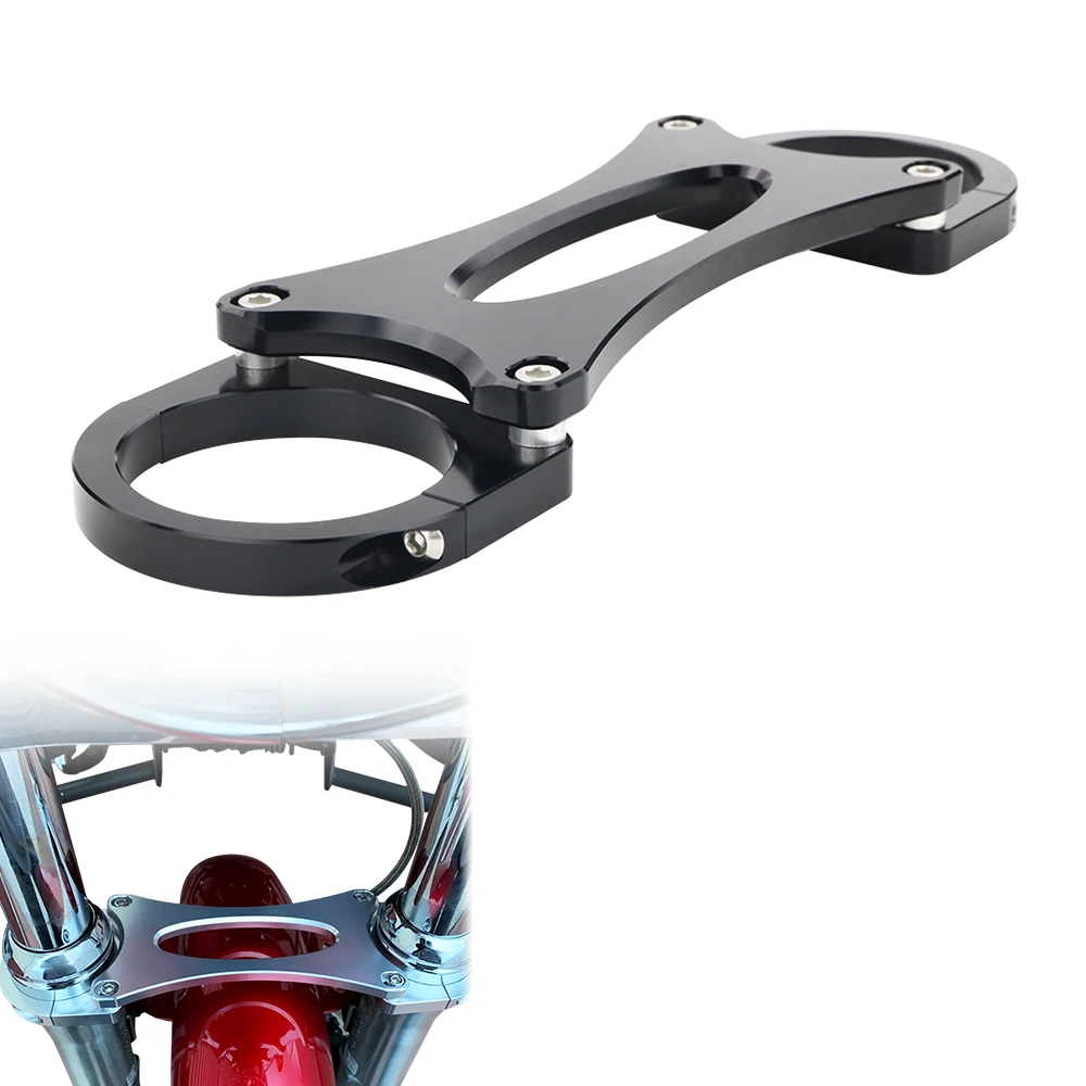Front-Fork-Brace-Fork-Stabilizer-Aftermarket-Fit-For-Harley-Dyna-Wide ...