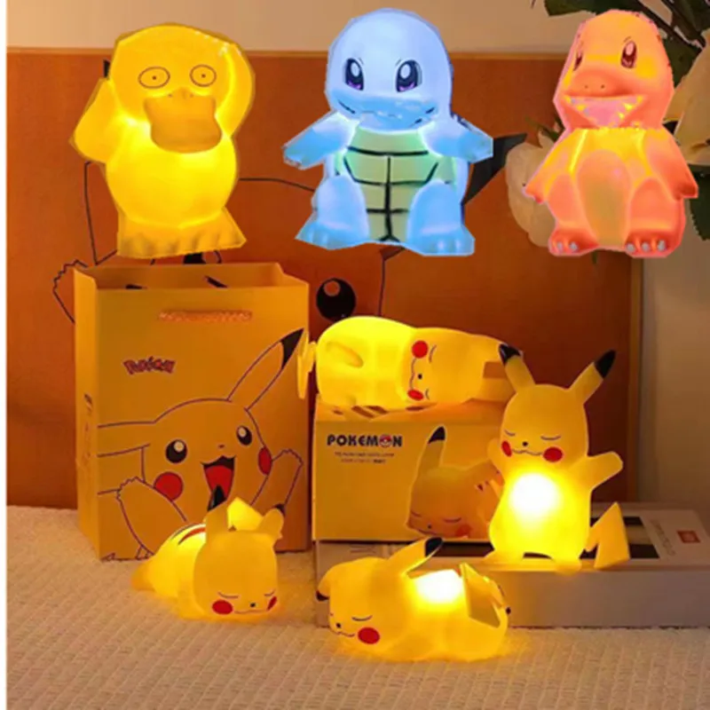 Pok-mon-Pikachu-Glowing-Night-Light-for-Children-Cute-Bedside-Lamp ...