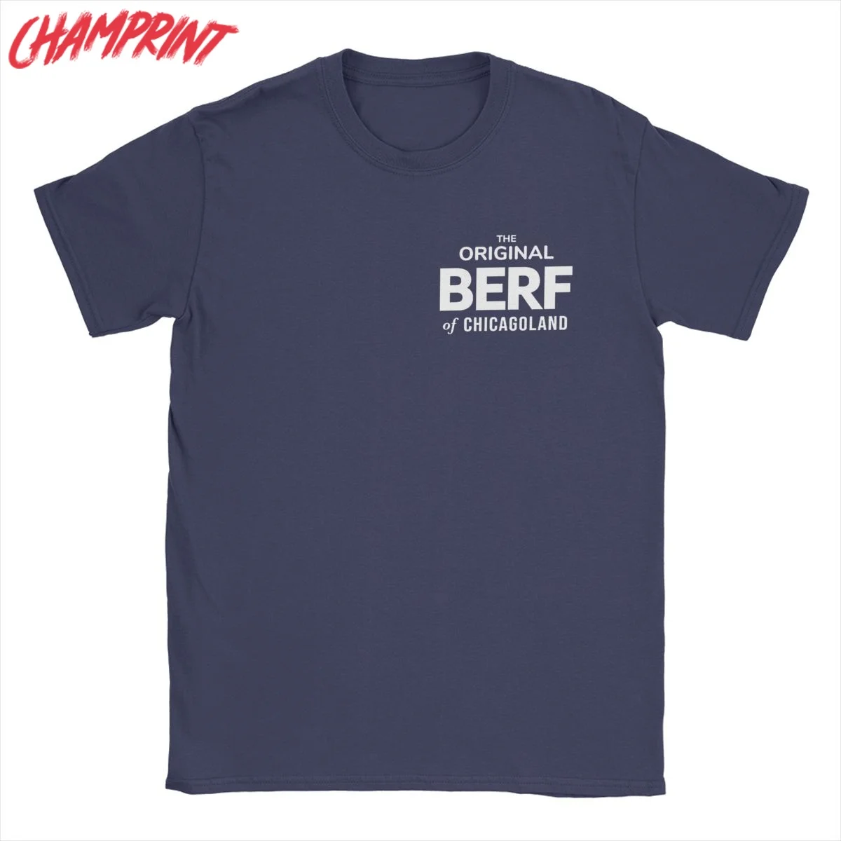 Men's The Bear Original Berf Of Chicagoland T Shirt 100% Cotton Tops ...