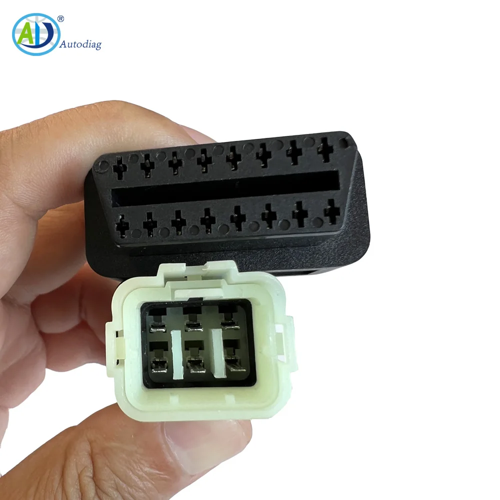 6 To 16 Pin OBD2 Diagnostic Cable Motorcycle Accessories OBD Adaptors ...