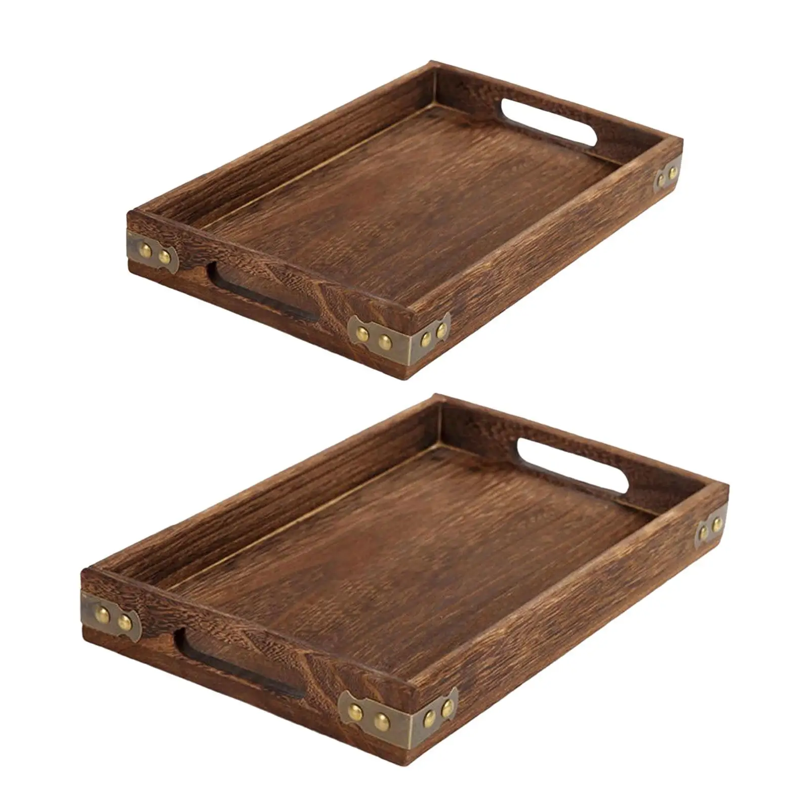 Wood-Serving-Tray-Platter-Decorative-Food-Trays-Coffee-Table-Breakfast ...