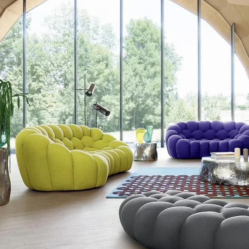 Ghế sofa bong bóng, phòng khách, căn hộ nhỏ, không gian trống, hậu hiện ...