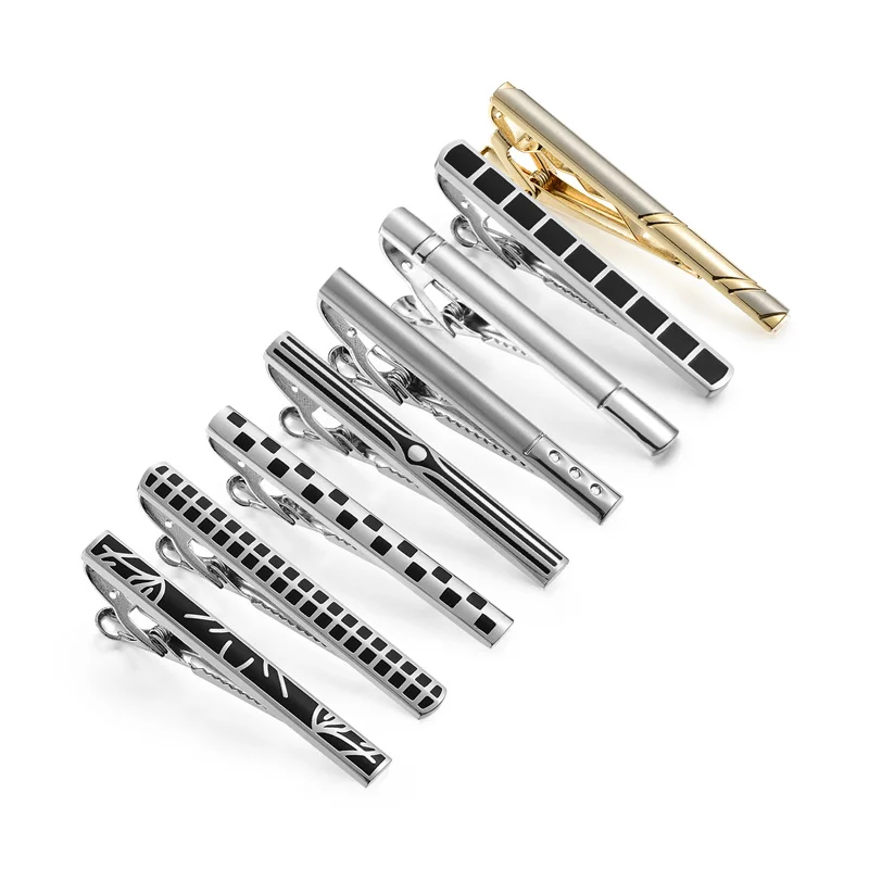 8-PCS-Metal-Tie-Clip-Set-With-Gift-Box-Wedding-Guests-Gifts-For-Man ...
